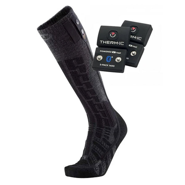 Therm-ic Ultra Warm Comfort S.E.T® + S-Pack 1400B Heated Ski Socks ...